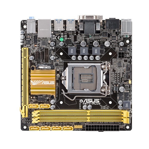 Asus H87I-PLUS socket LGA1150 compatible with Intel Haswell CPU mini ...